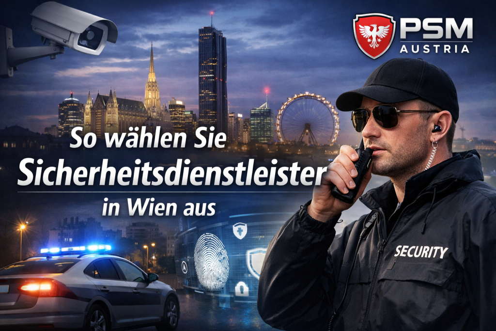 How to Choose Security Guard Companies in Vienna - PSM Austria